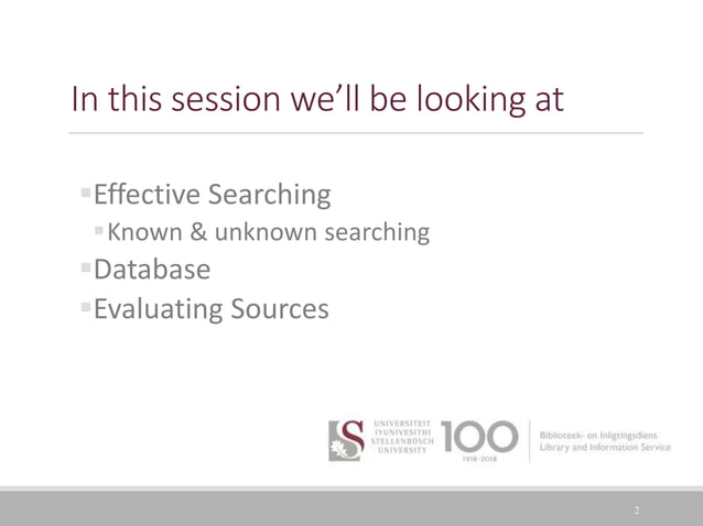 Logistics Management 354 - Effective Searching | PPT