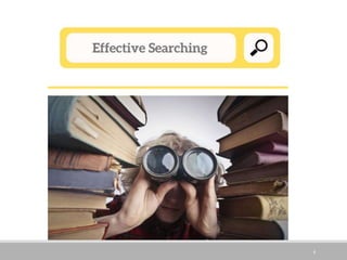 Logistics Management 354 - Effective Searching | PPT