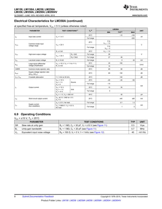 LM358 dual operational amplifier | PDF | Computer Software and ...