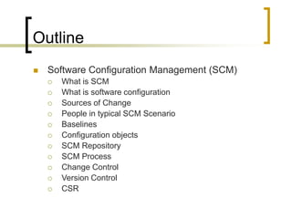 Software Configuration Management introduction | PPT | Operating Systems | Computer Software and ...