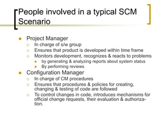 Software Configuration Management introduction | PPT | Operating Systems | Computer Software and ...