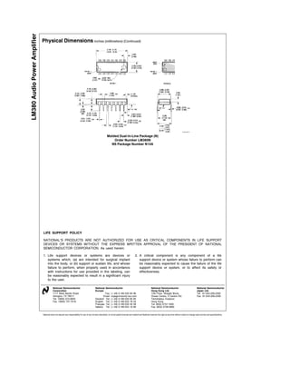 LM380 Audio Power Amplifier | PDF