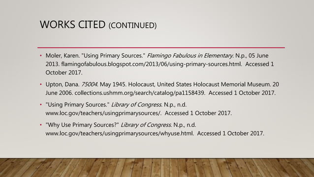 LM 531 primary source powepoints | PPT