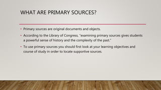 LM 531 primary source powepoints | PPT