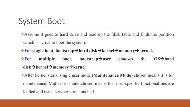 LM7 - OS Generation & System Boot functionalities | PPT