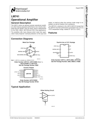 Lm741 | PDF | Computer Peripherals | Computing