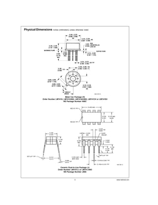 LM741 DATA SHEET | PDF