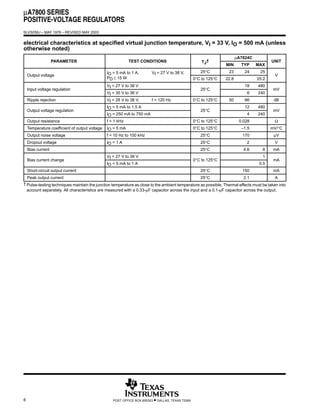Data Sheet LM7805 | PDF