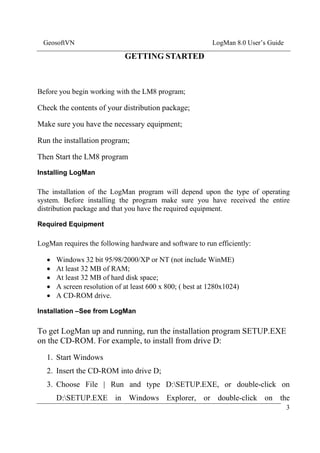 LogMan 8.0 U S E R G U I D E | PDF | Operating Systems | Computer ...