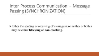 LM9 - OPERATIONS, SCHEDULING, Inter process xommuncation | PPT