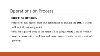 LM9 - OPERATIONS, SCHEDULING, Inter process xommuncation | PPT