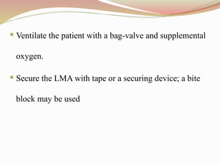 LMA (1).pptx about the tachycardia and the | PPT