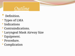 LMA (1).pptx about the tachycardia and the | PPT