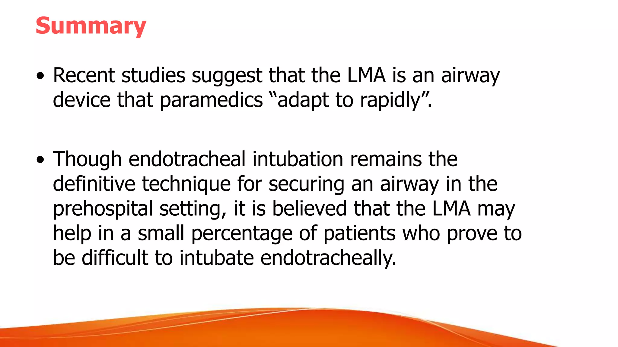 LAYNGEAL MASK AIRWAY | PPTX