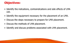 LAYNGEAL MASK AIRWAY | PPTX