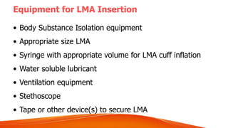 LAYNGEAL MASK AIRWAY | PPTX