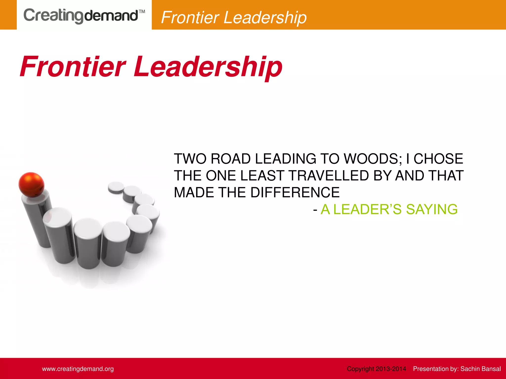 Frontier Leadership | PPT