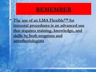 Lma in ent surgeries | PPT | Ear, Nose and Throat Conditions | Diseases ...