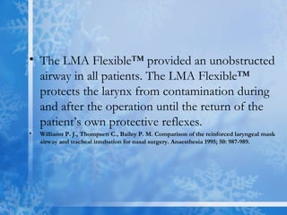 Lma in ent surgeries | PPT
