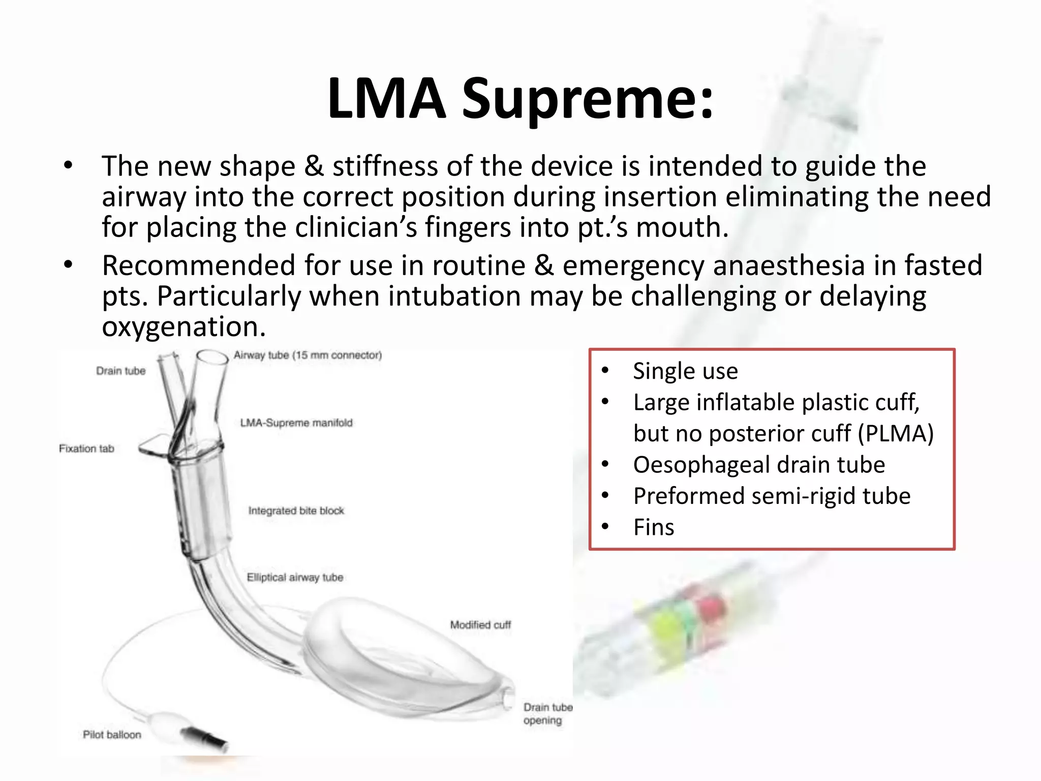 Lma, laryngospasm and pulmonary edema | PPTX | Ear, Nose and Throat ...
