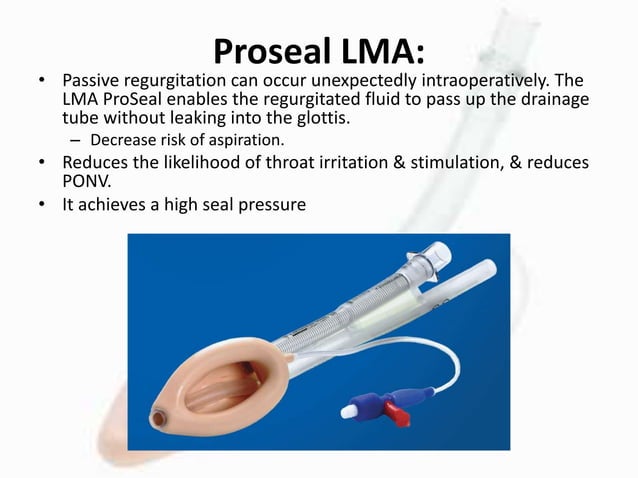 Lma, laryngospasm and pulmonary edema | PPTX | Ear, Nose and Throat ...