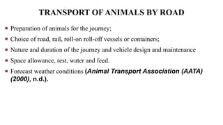 Animal Welfare and Ethics by Dr. Zia Ur Rehman | PPT