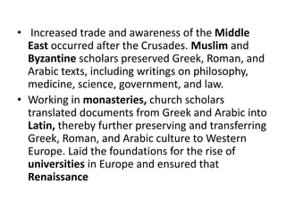 Late Middle Ages SOL Notes | PPTX