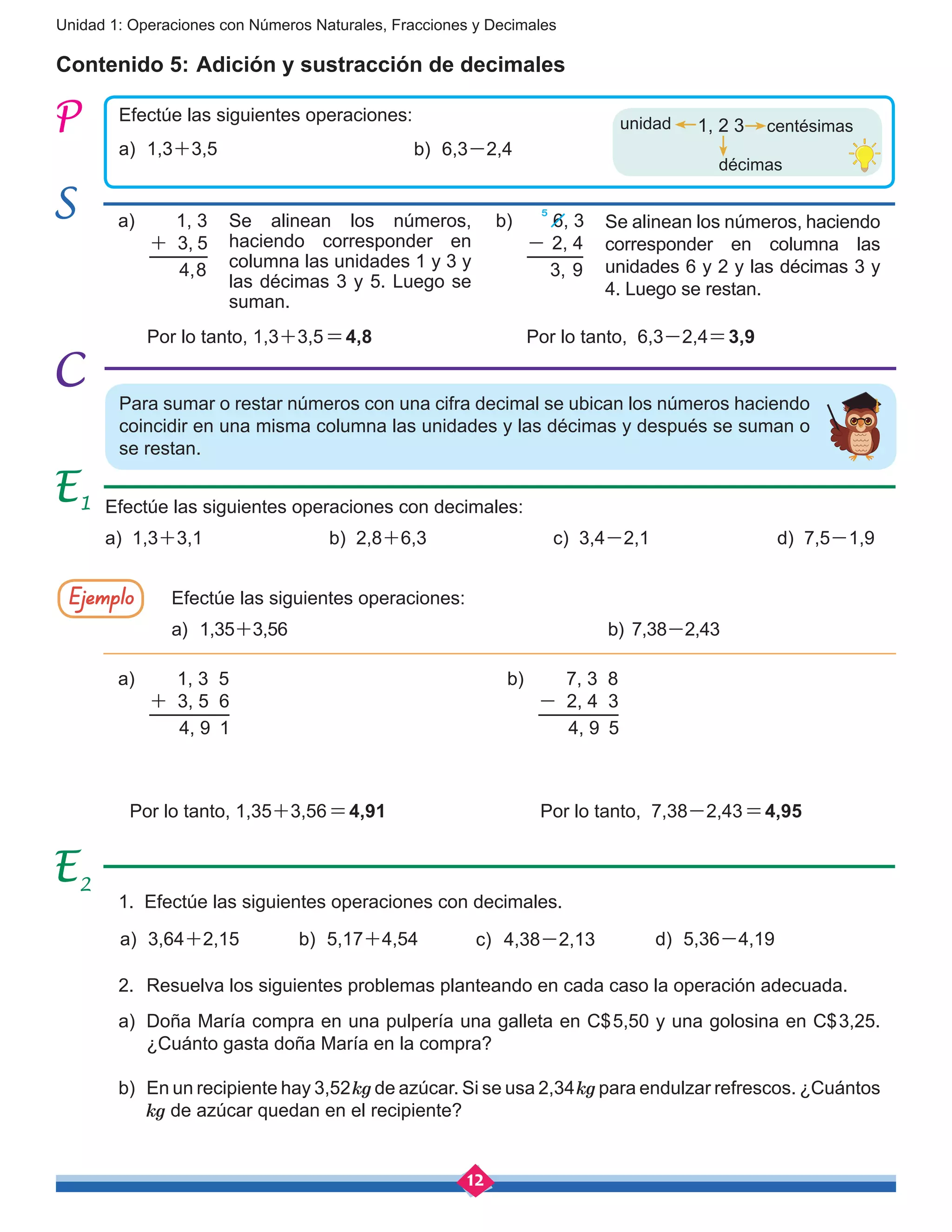 Nuevo libro de Matemáticas -7mo Grado 2019 MINED NICARAGUA | PDF
