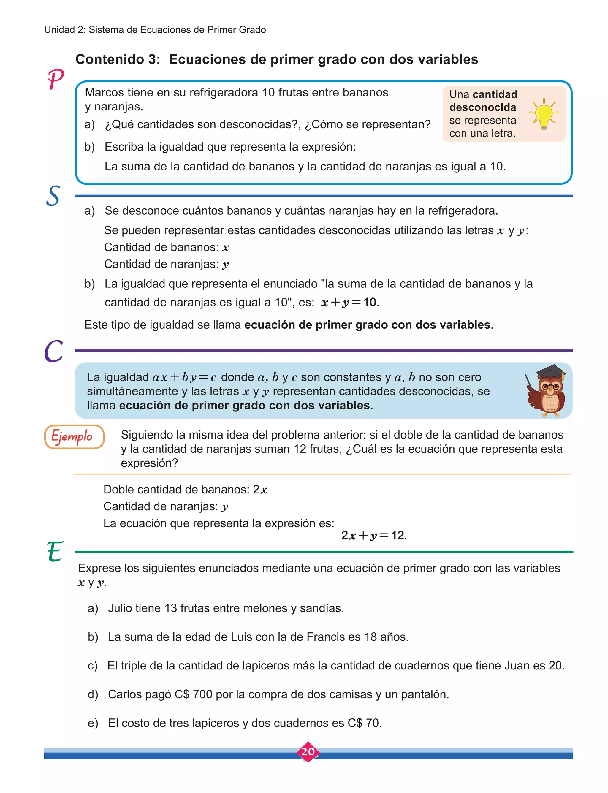 Libro de Texto Matemáticas 8vo Grado - 2019 MINED NICARAGUA | PDF