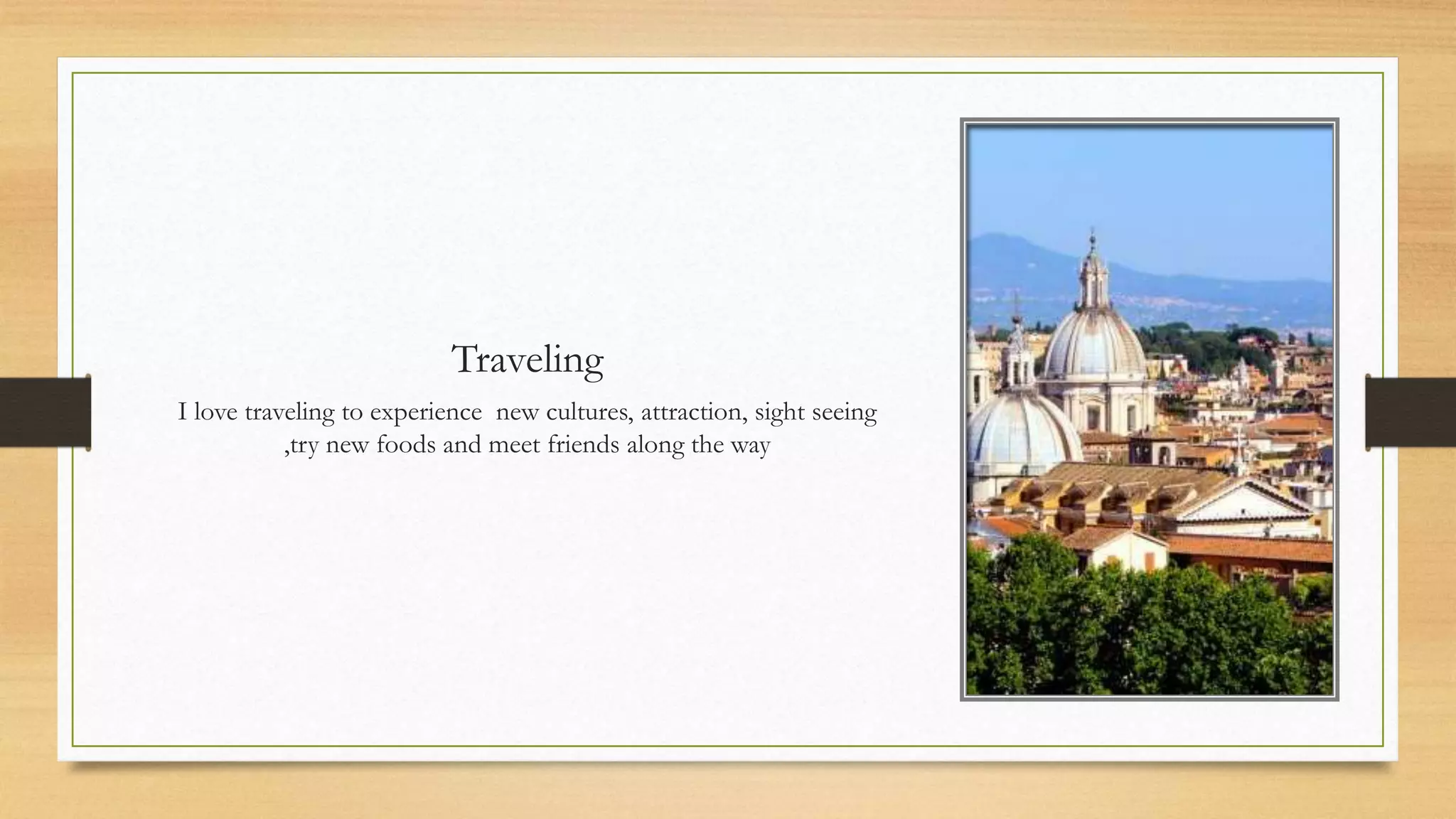 Activity i enjoy doing | PPT