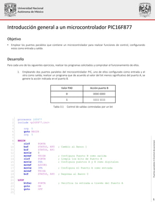 Laboratorio de Microcomputadoras - Práctica 03 | PDF | Programming Languages | Computing