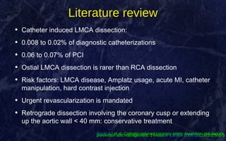 Lmca dissection | PPT