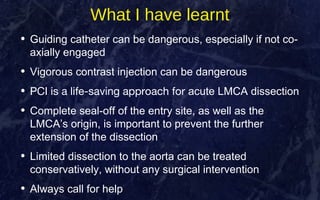 Lmca dissection | PPT