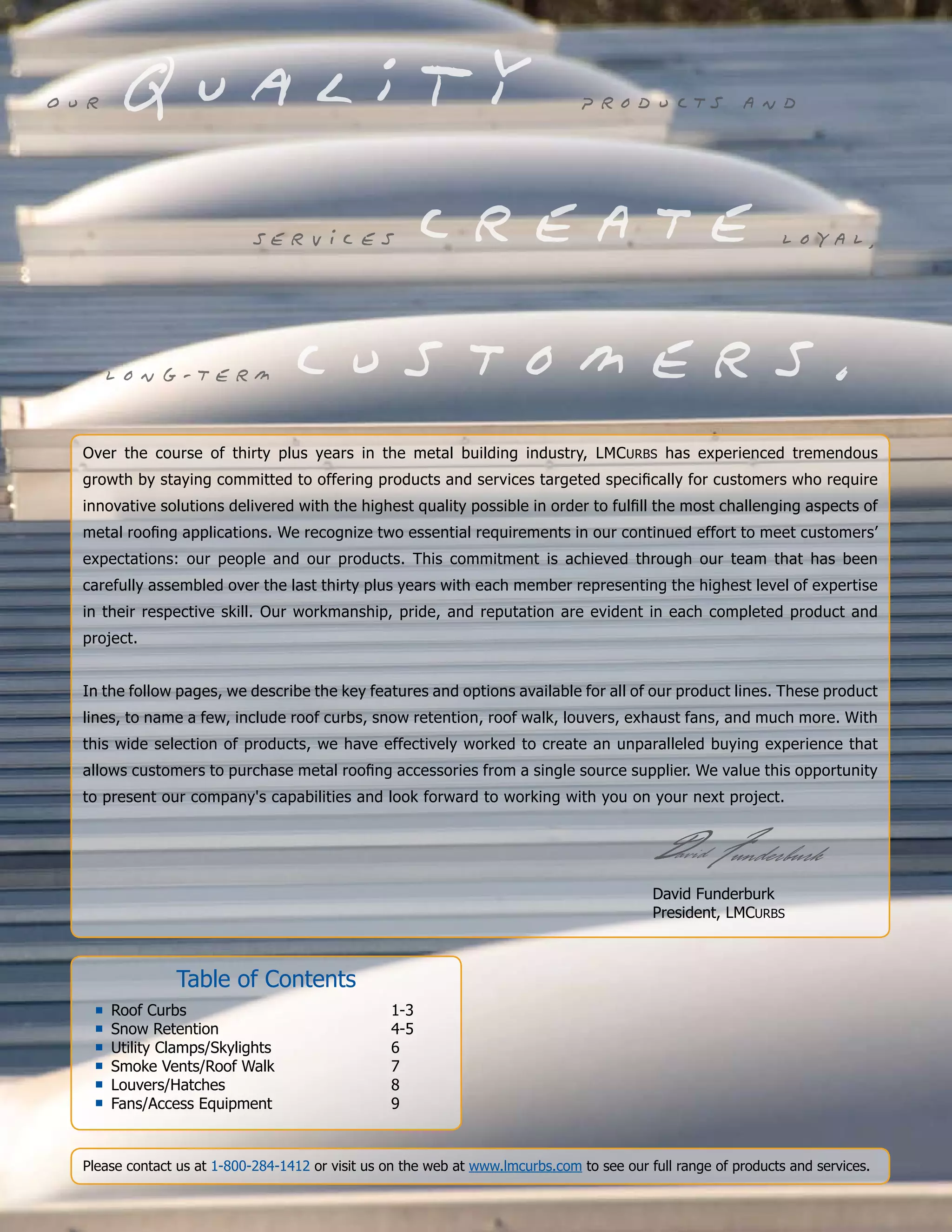 LMCurbs Company Brochure | PDF