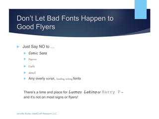 LMCC18 Not another boring cluttered library flyer | PPTX