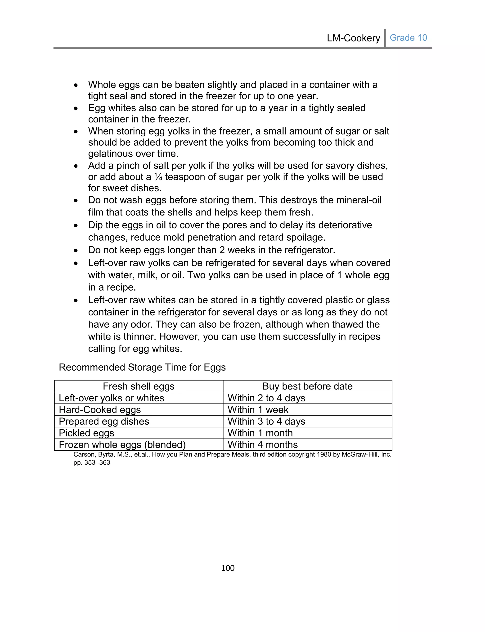 LM Cookery G10 | PDF