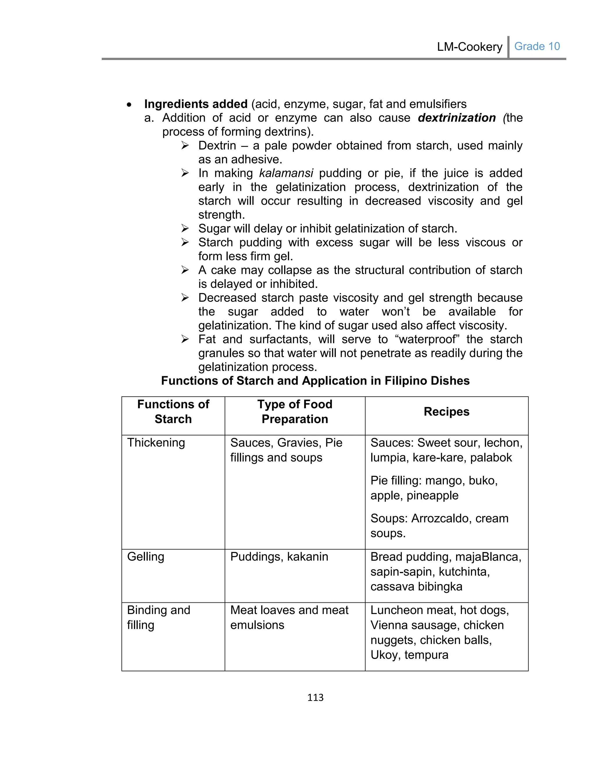 LM Cookery G10 | PDF