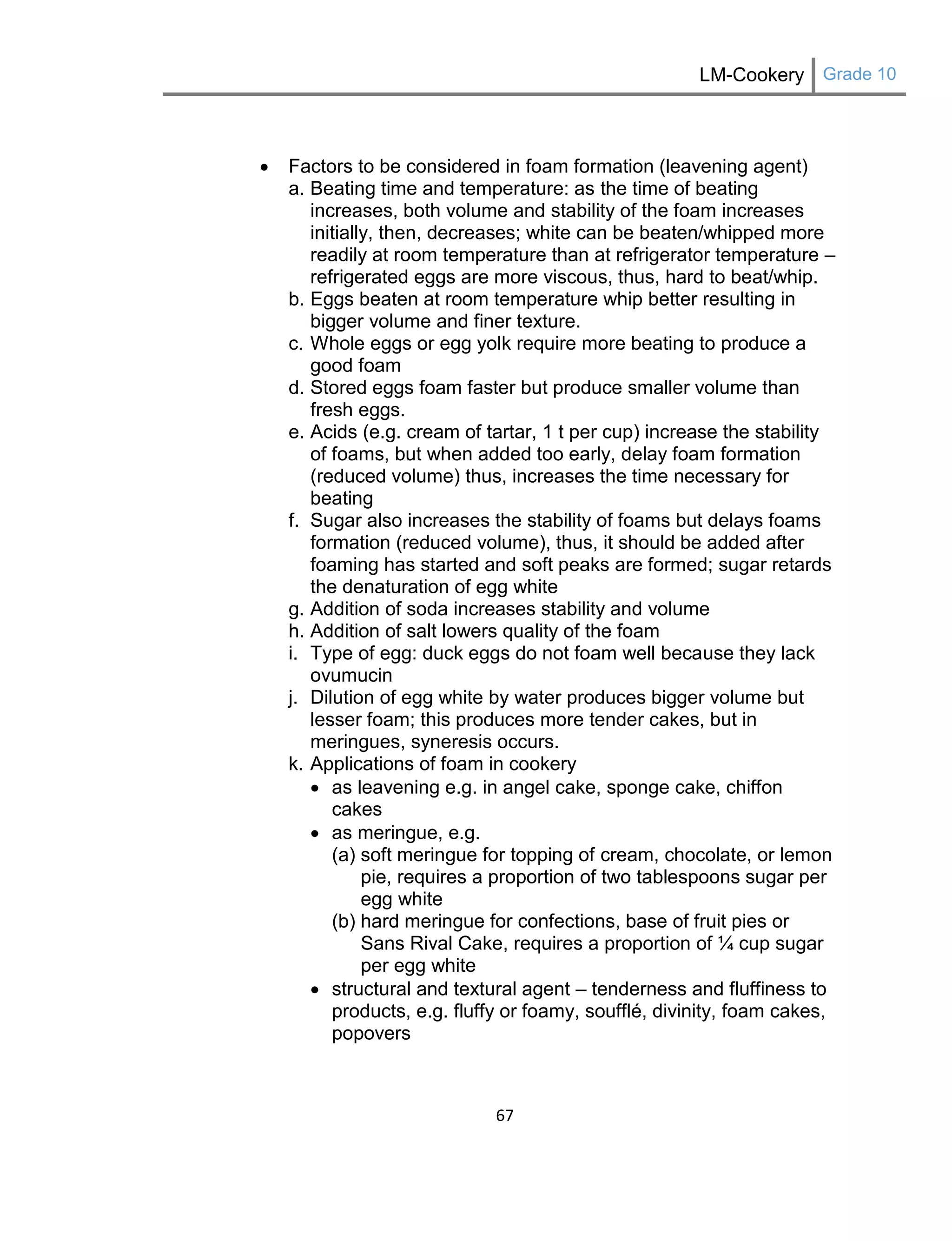 LM Cookery G10 | PDF