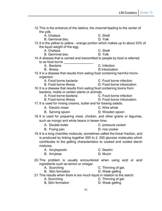 LM Cookery G10 | PDF