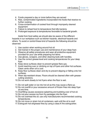 LM Cookery G10 | PDF