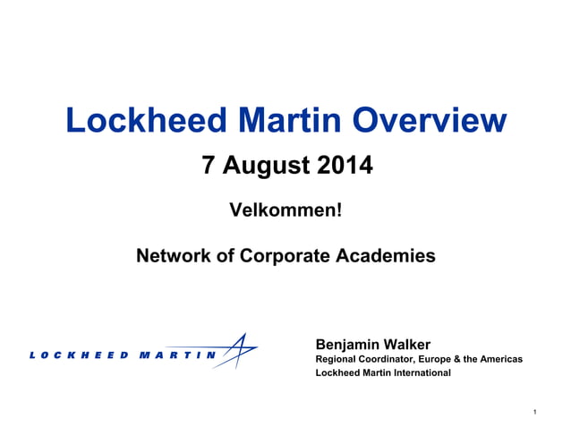 Lockheed Martin Overview | PDF