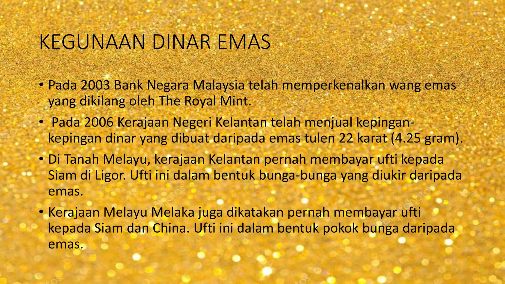 Dinar Emas (Pembangunan Bandar Mapan Dalam Islam | PPTX