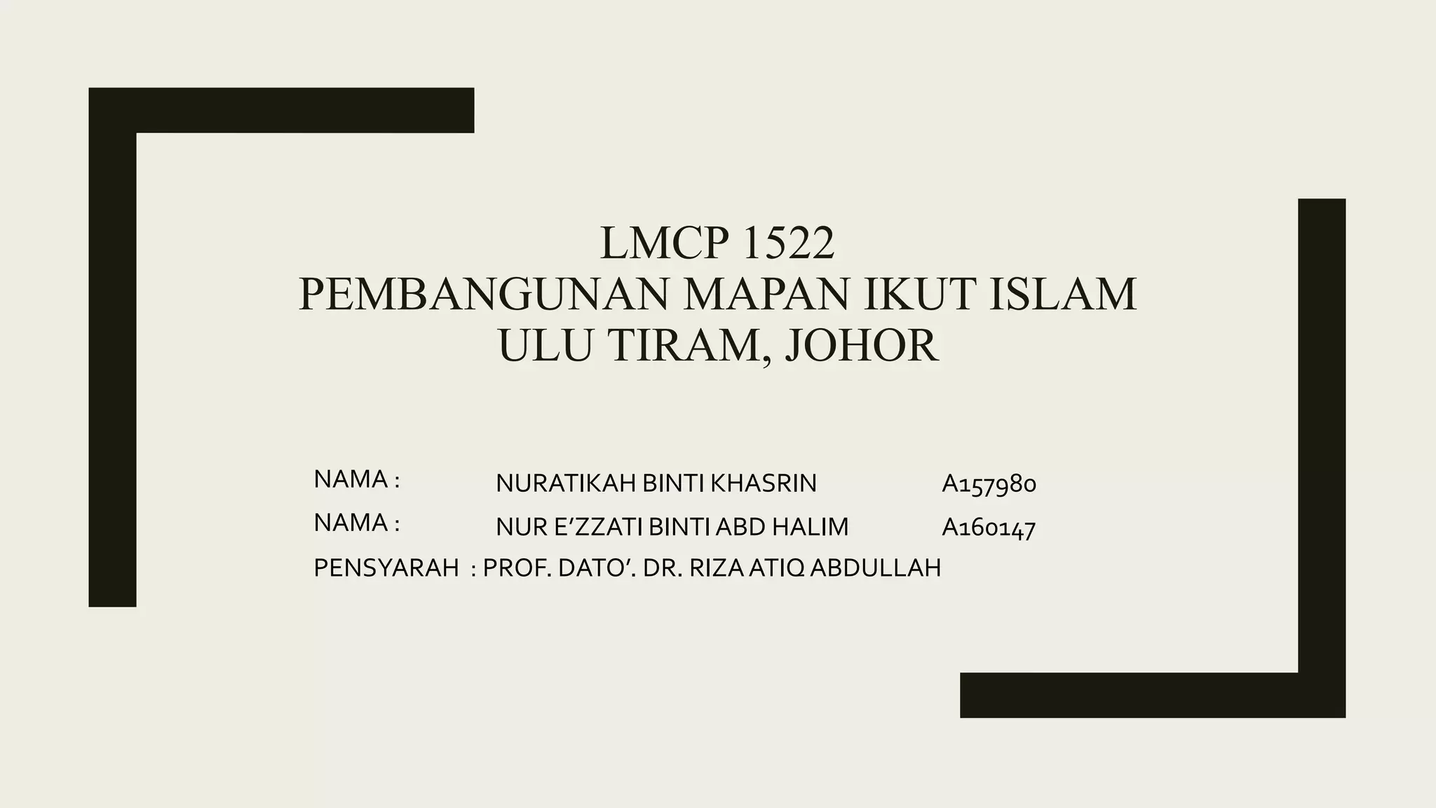 Lmcp 1522 projek akhir | PPT