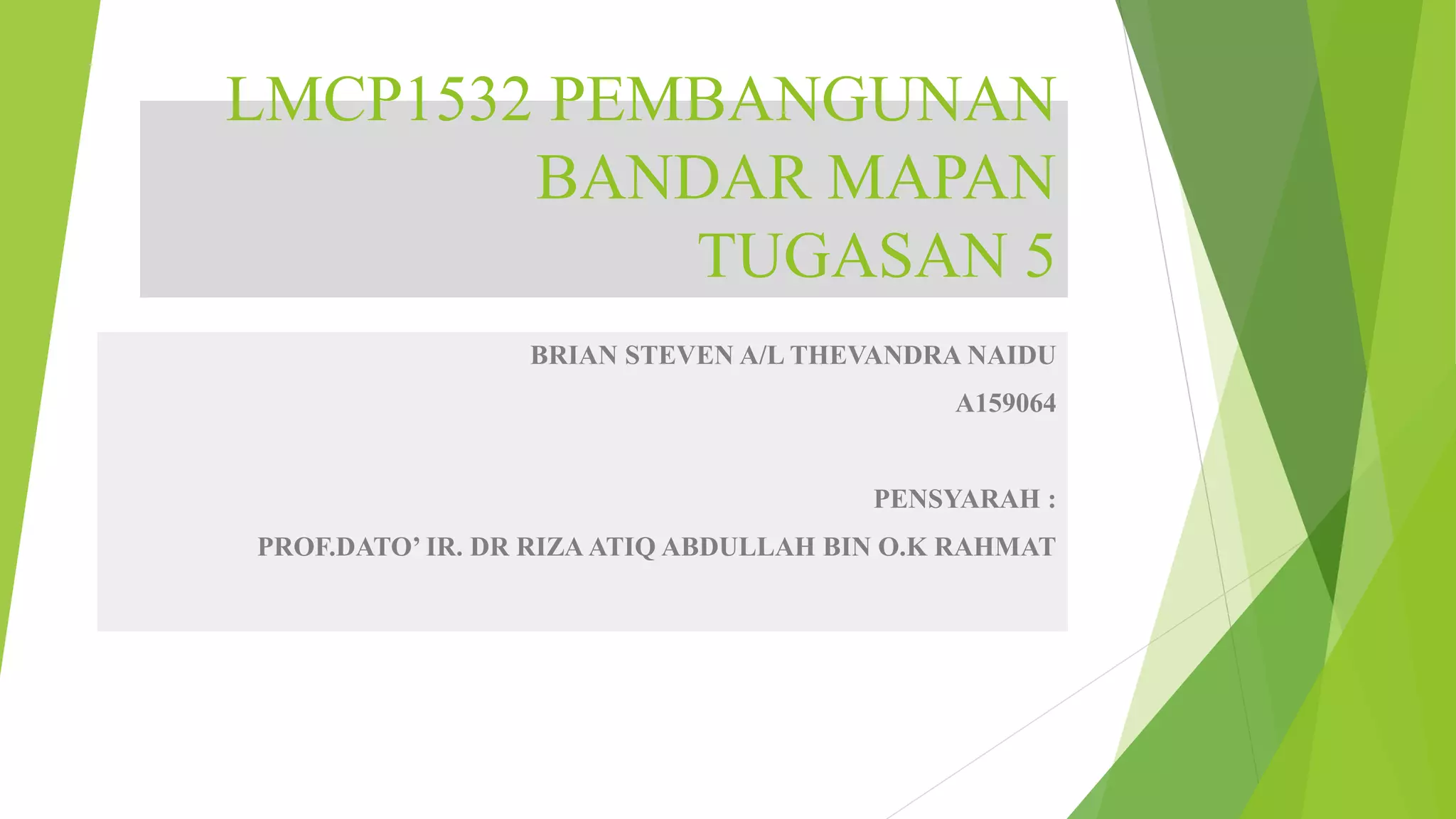 Lmcp1532 tugasan 5 | PPTX