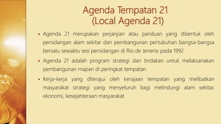Lmcp 1532 perancangan bandar mapan agenda tempatan 21 | PPTX