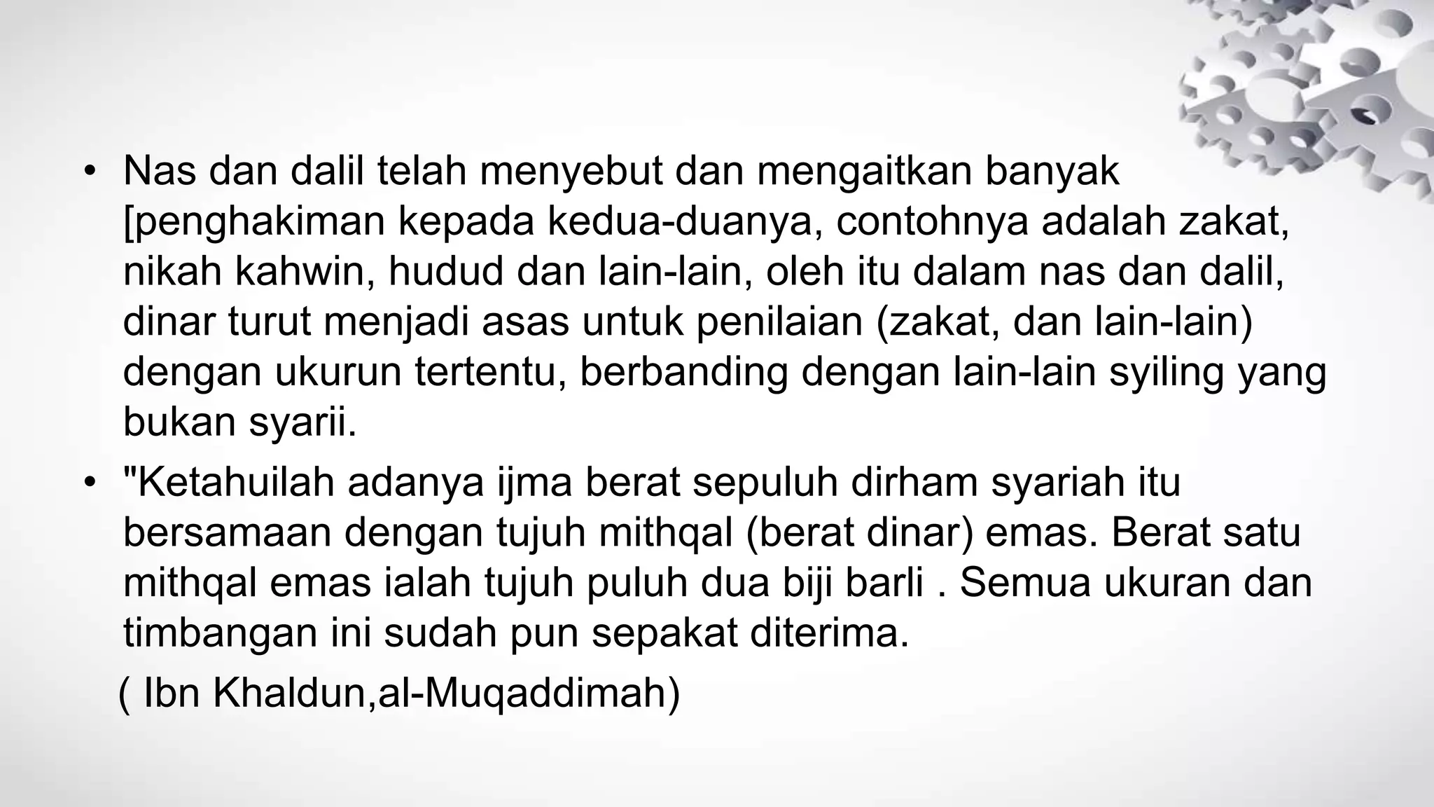 Lmcp 1552 dinar emas | PPTX