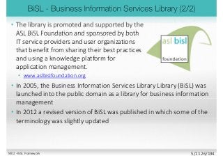 BiSL® - Business Information Services Library - Foundation | PPT