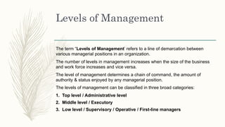 Lmdaf lec 2 understanding the different parts of management | PPT