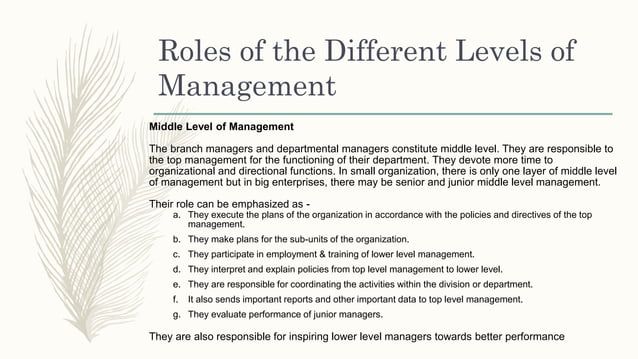 Lmdaf lec 2 understanding the different parts of management | PPT