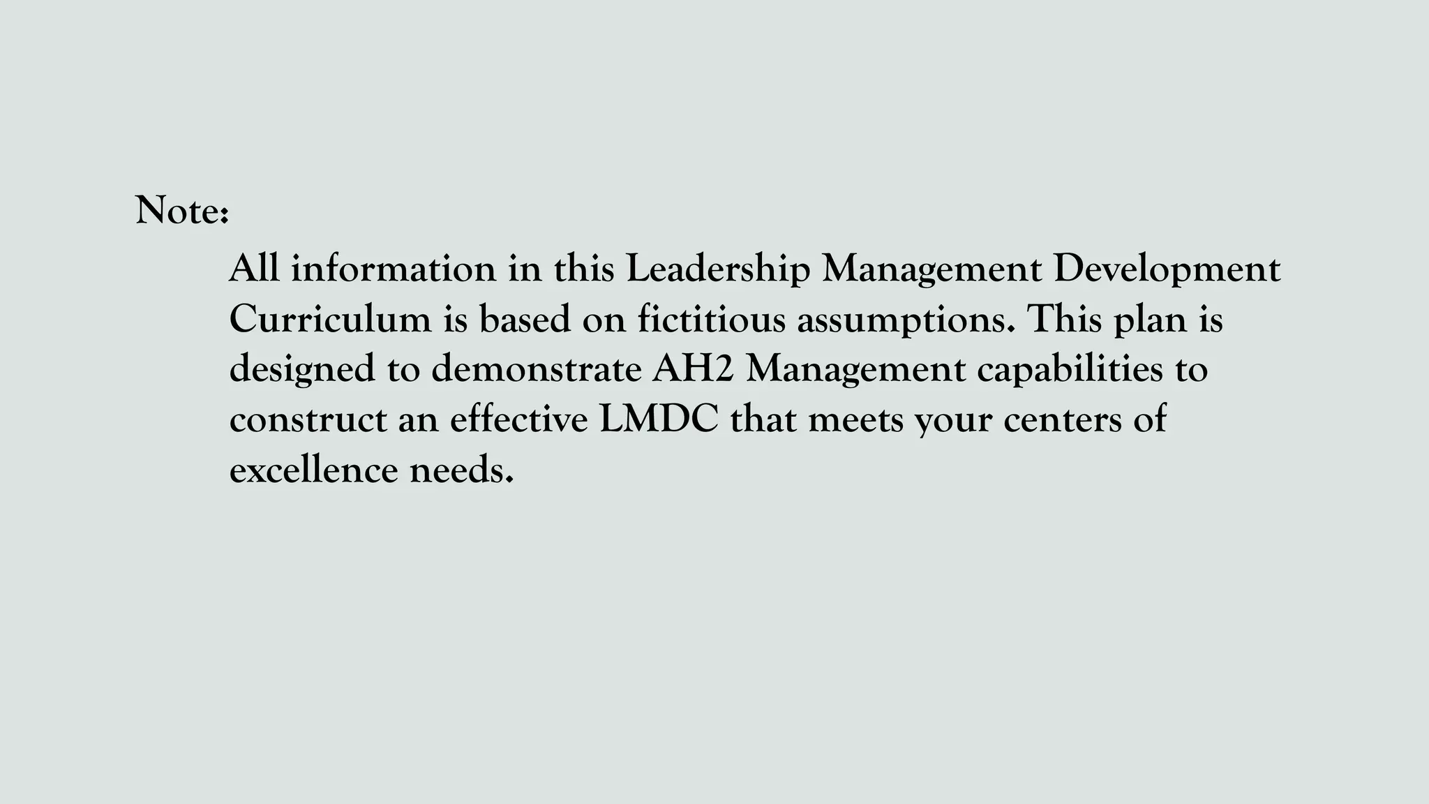 LEADERSHIP MANAGEMENT DEVELOPMENT CURRICULUM | PDF
